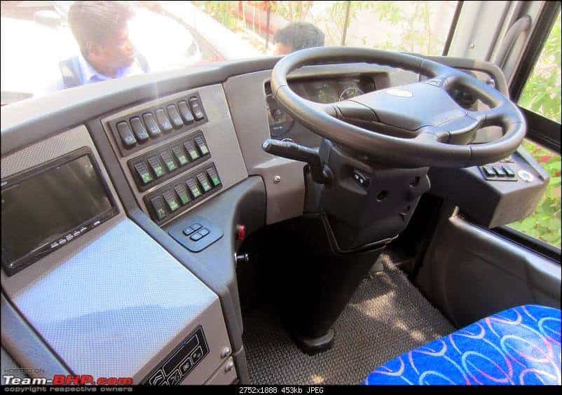 Volvo Bus Driver Cabin