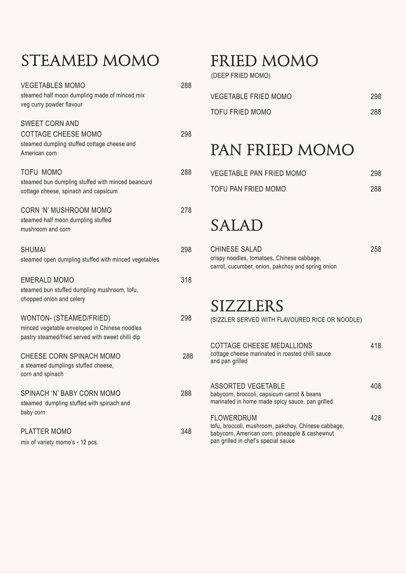 Flower Drum Adyar Menu | Best Flower Site