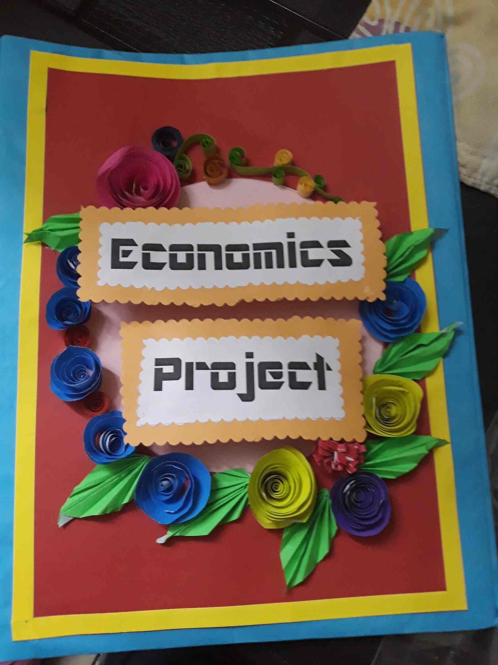 Economics Project Cover Page