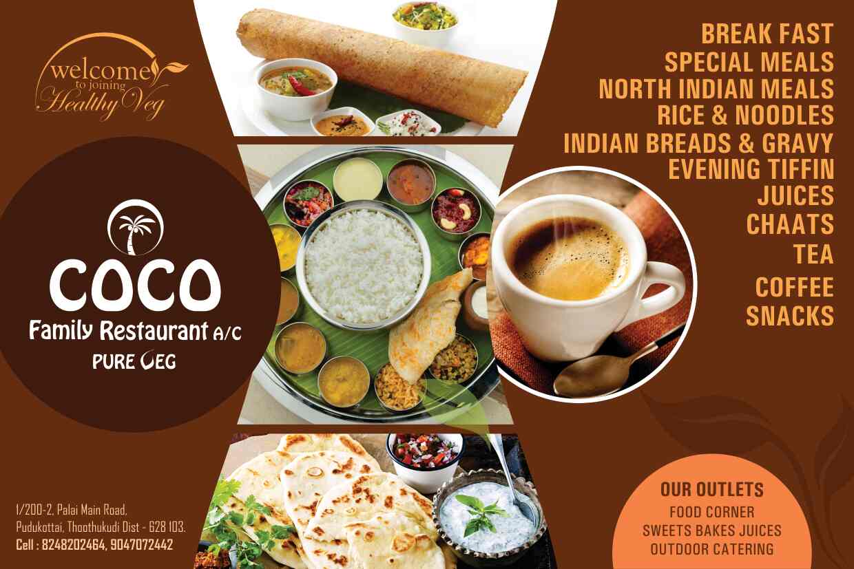 Coco Family Restaurant in Pudukottai Thoothukudi Order Food Online Best Punjabi Restaurants near me in Thoothukudi Justdial