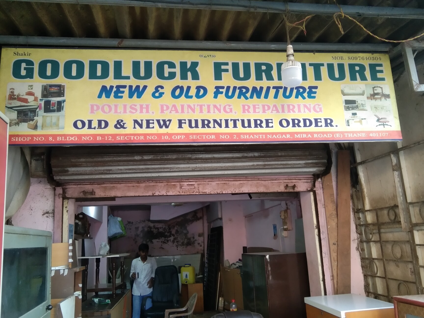 Old furniture buyers in mira road store