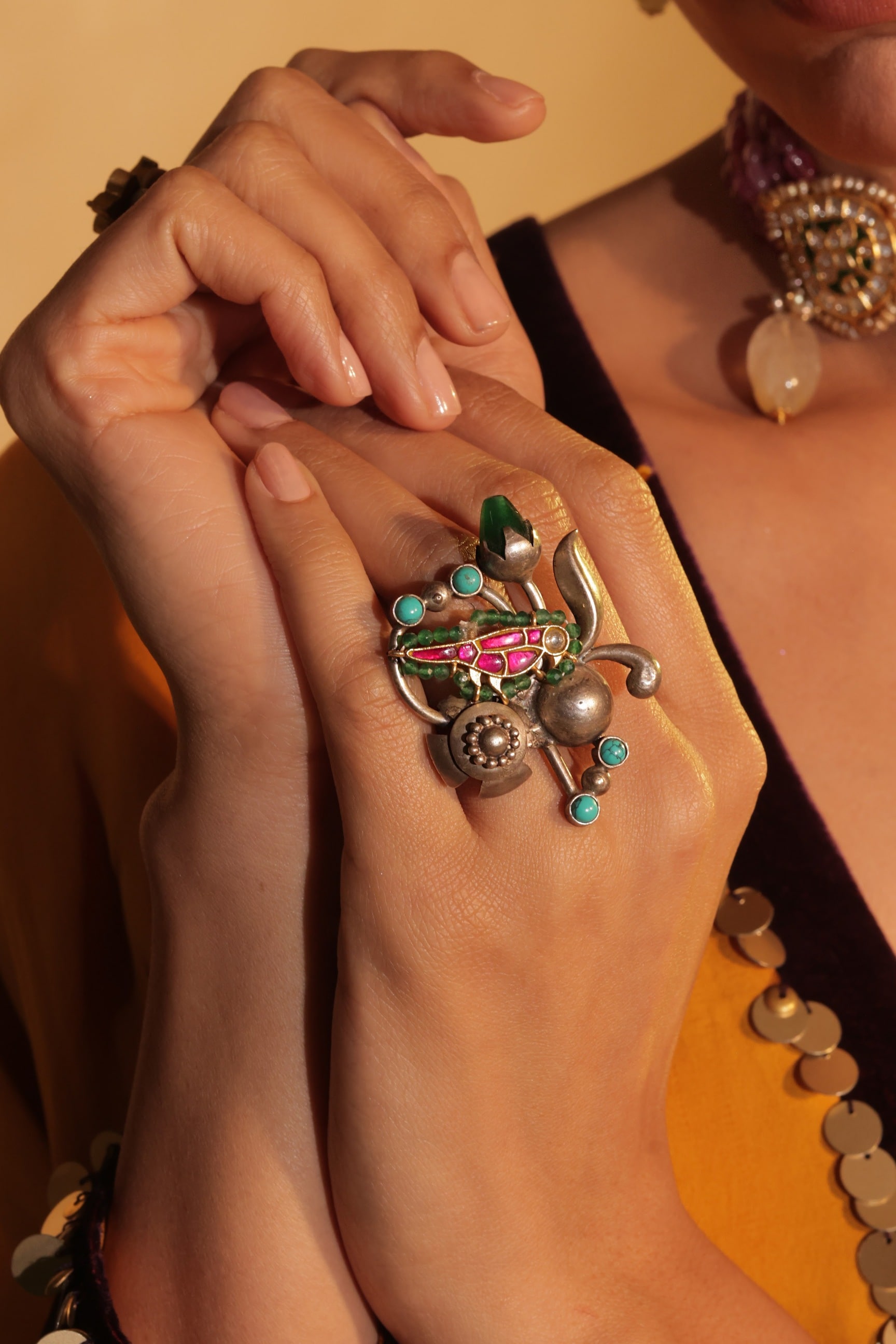 Copper art jewellery store